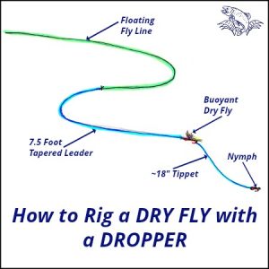 Mixing Dry and Wet ? Meet the Dry/Dropper Nymph Rig - Guide Recommended